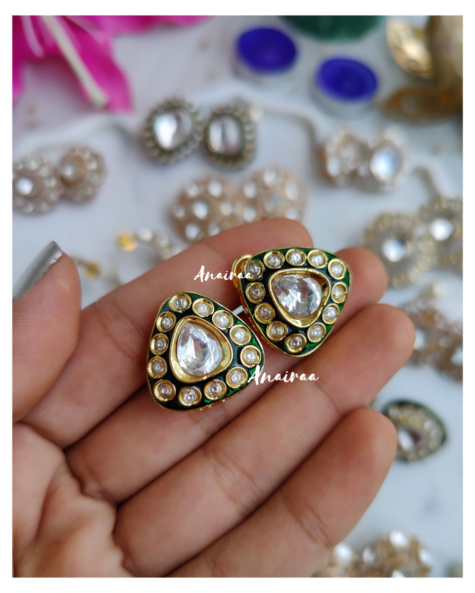 Polki Meena studs – anairaa