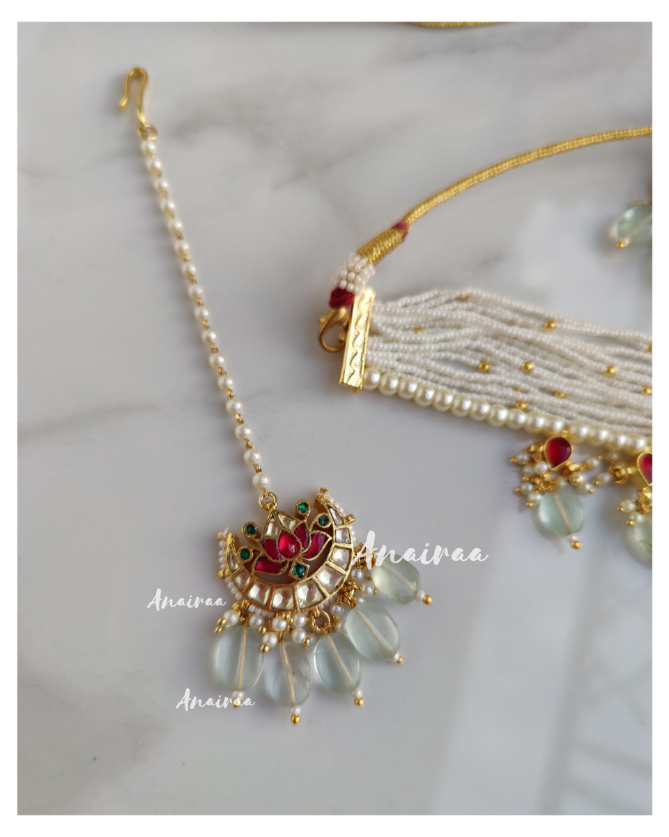 Paachi kundan choker set – anairaa