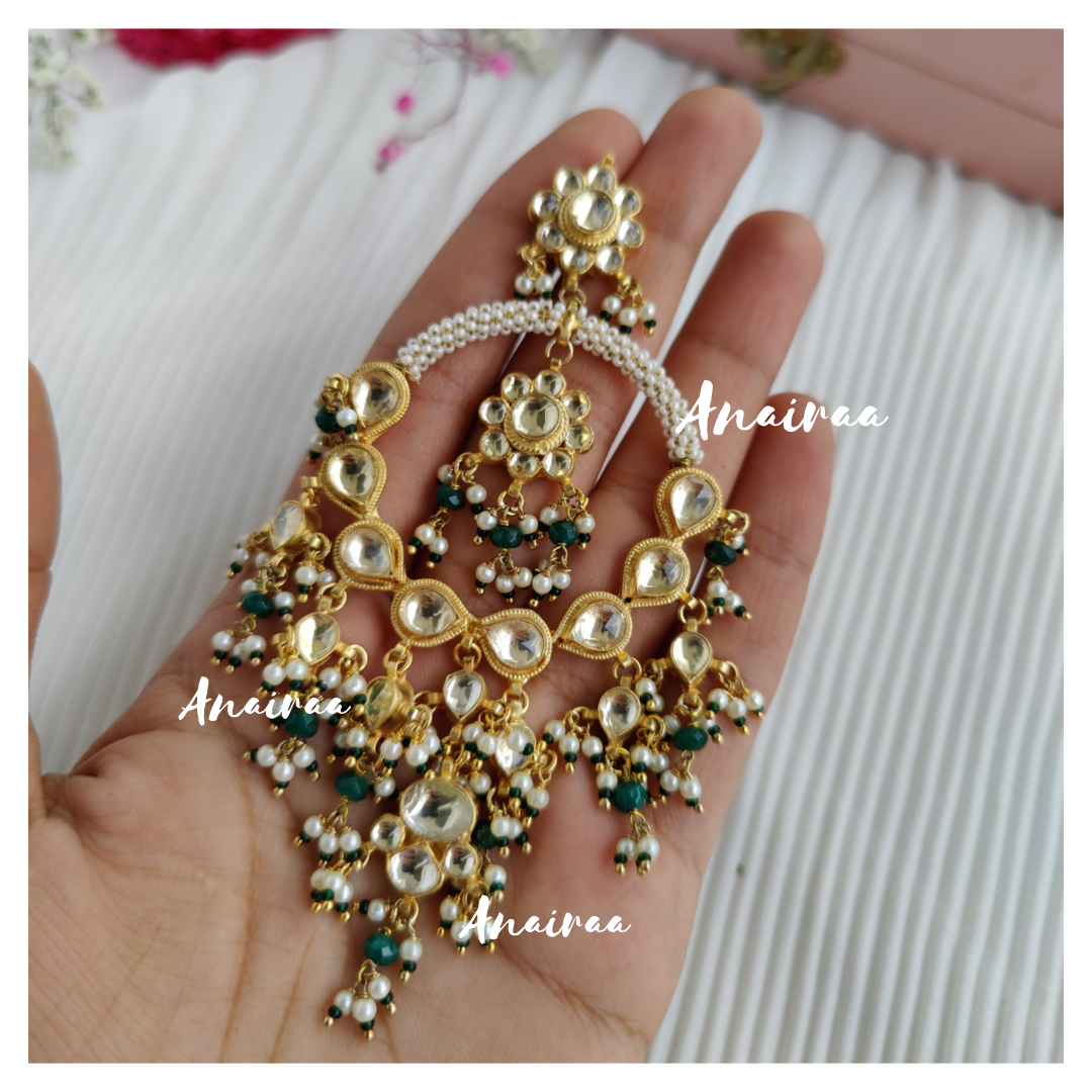 Paachi kundan chandbalis – anairaa