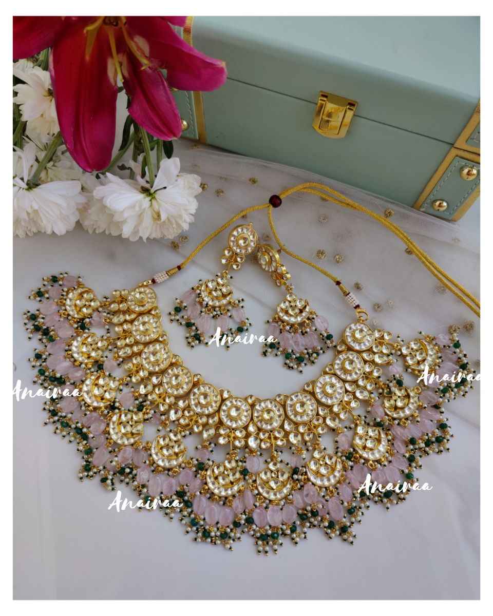 Paachi kundan bridal set | Dispatch time 4-5 weeks – anairaa