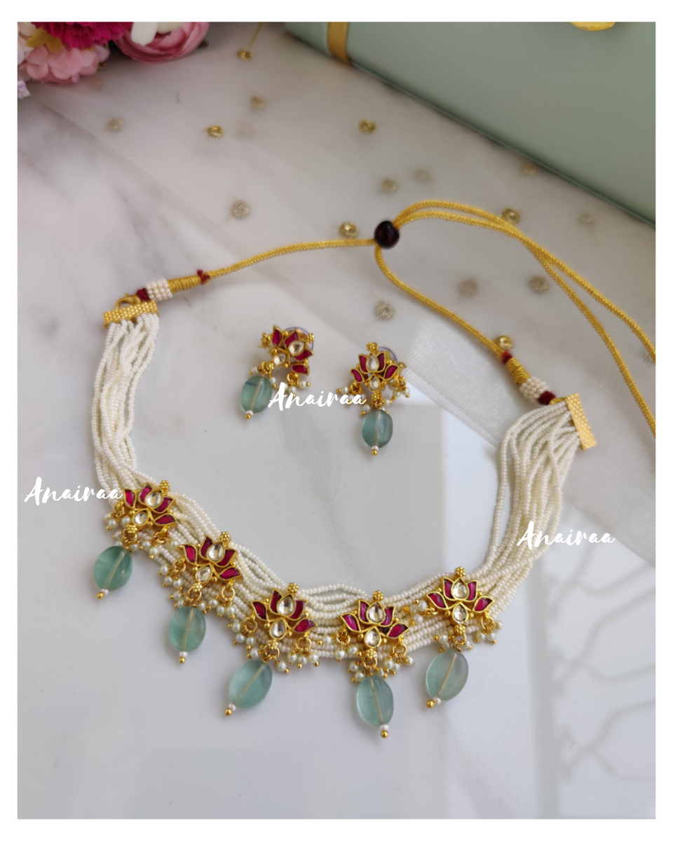 Paachi kundan choker set – anairaa